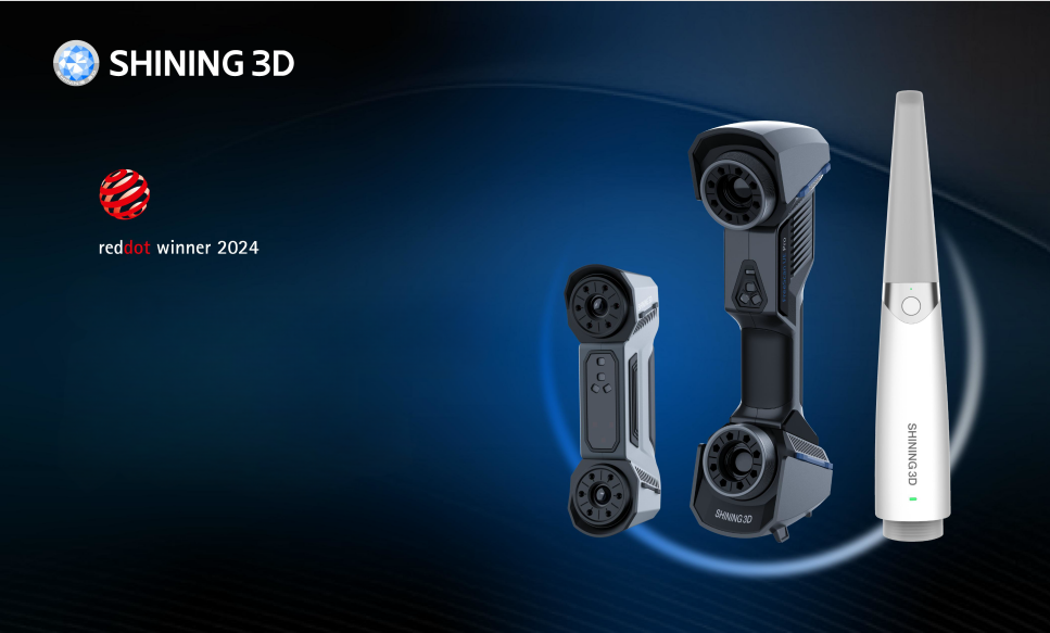 SHINING 3D Earns Red Dot Award in 3D Digitizing Technology