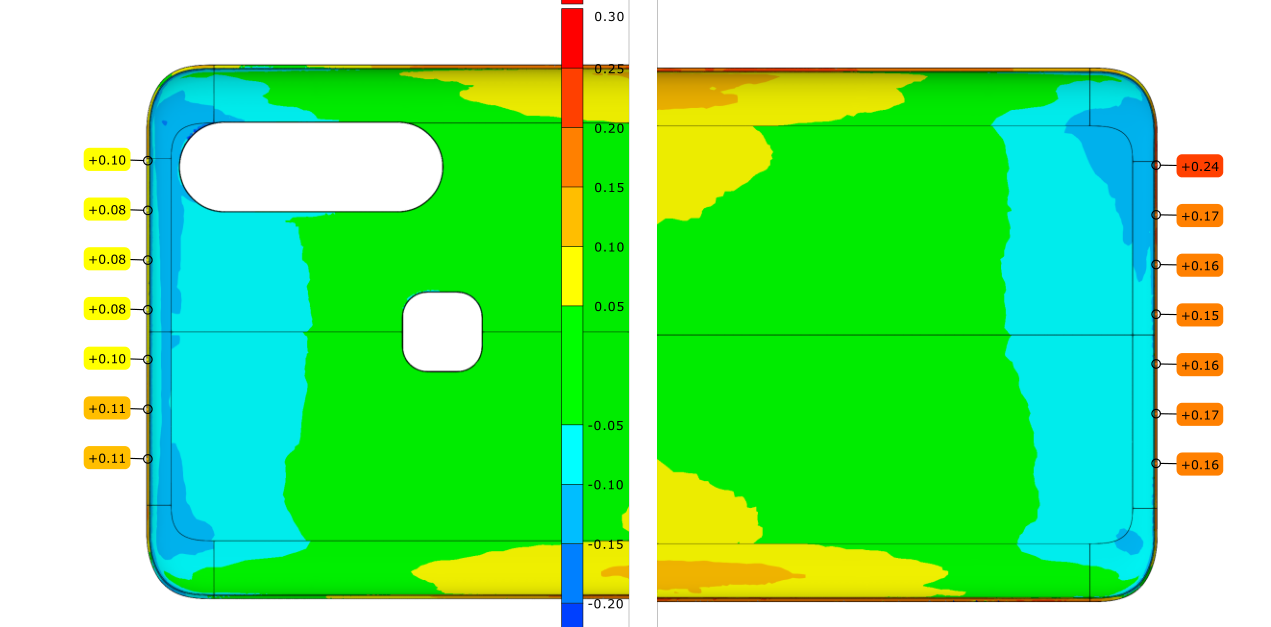Smartphone Glass Panel Inspection with OptimScan 5M Plus