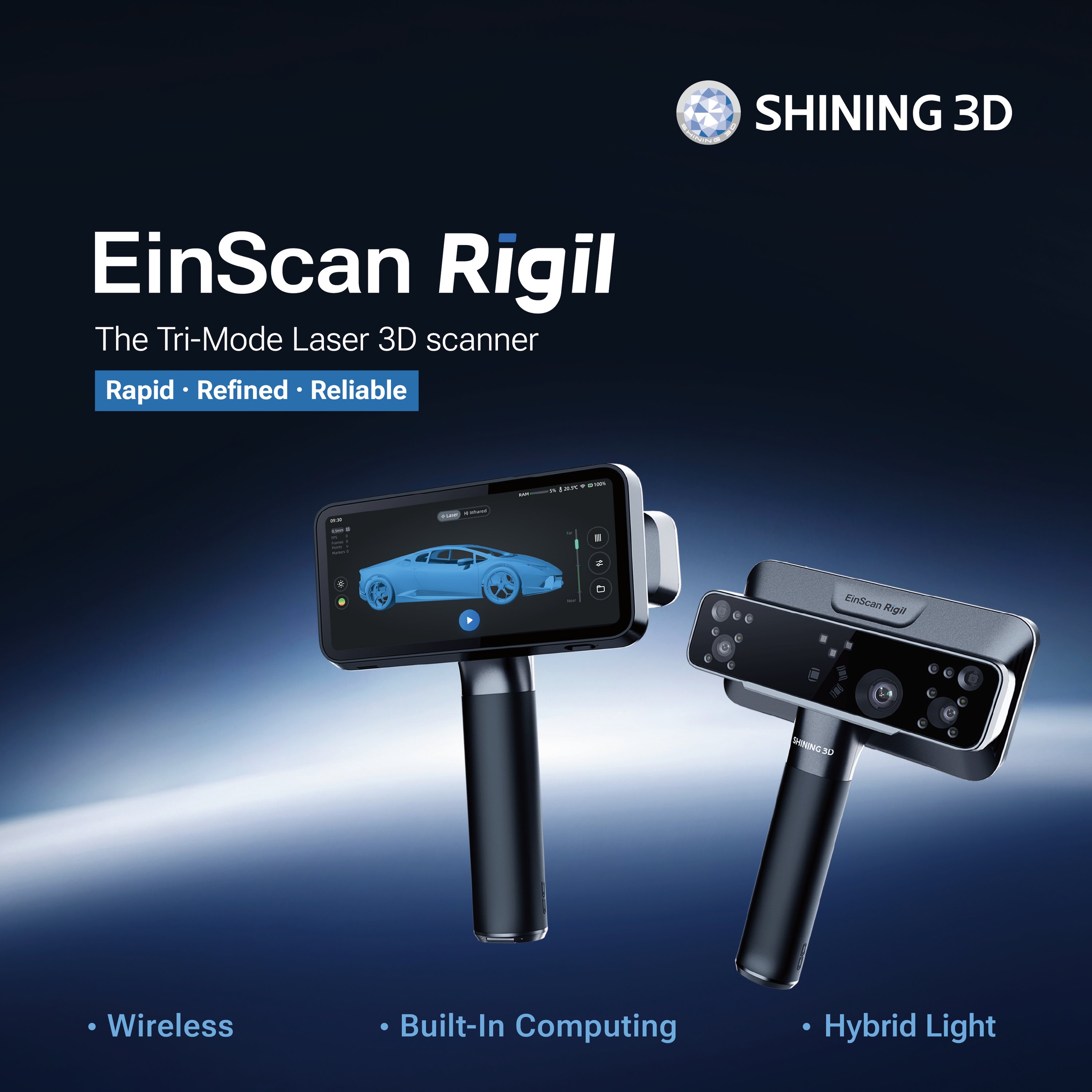 Download SHINING 3D Scanner Brochures, Solution White Papers