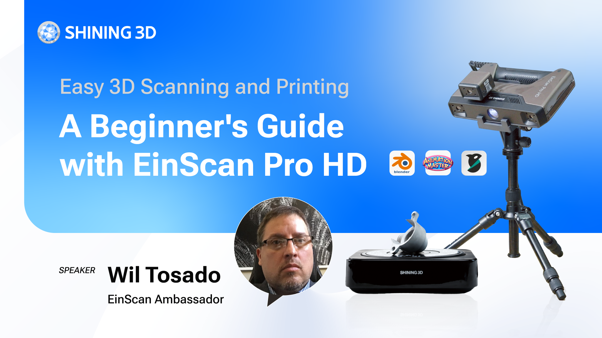 Easy 3D Scanning and Printing: A Beginner's Guide with EinScan Pro HD