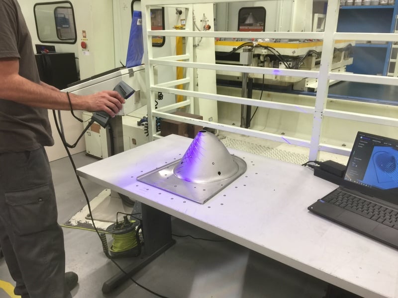 FreeScan Combo: 3D Laser Scanning for Sheet Metal Inspection