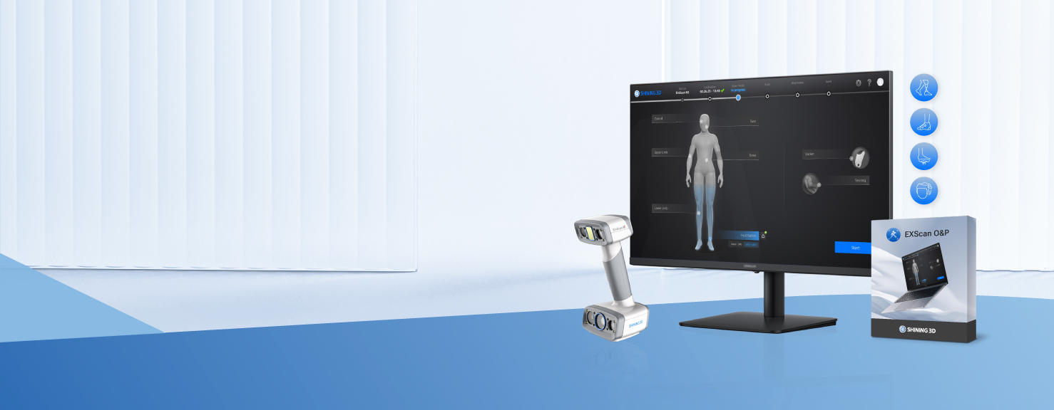 SHINING 3D Introduces EXScan O&P for Customized O&P Solutions