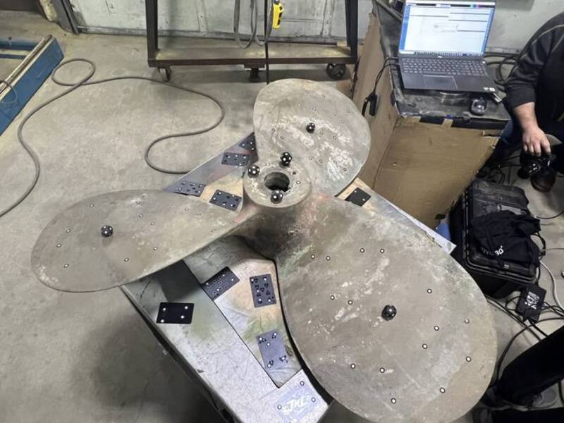 Propeller Inspection with 3D Scanning - A Highly Efficient Method