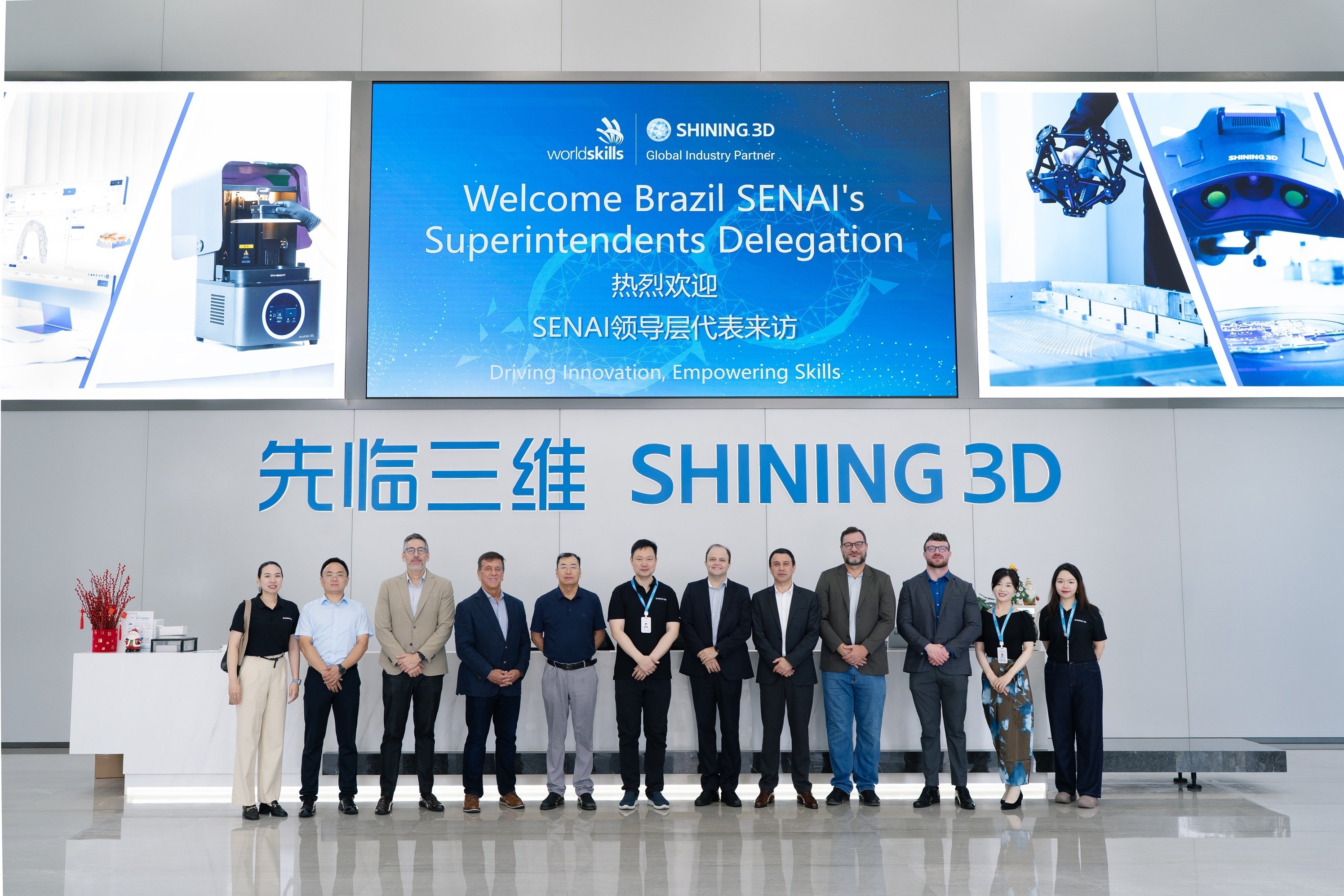 SENAI Delegation Visits SHINING 3D to Advance Digital Manufacturing ...