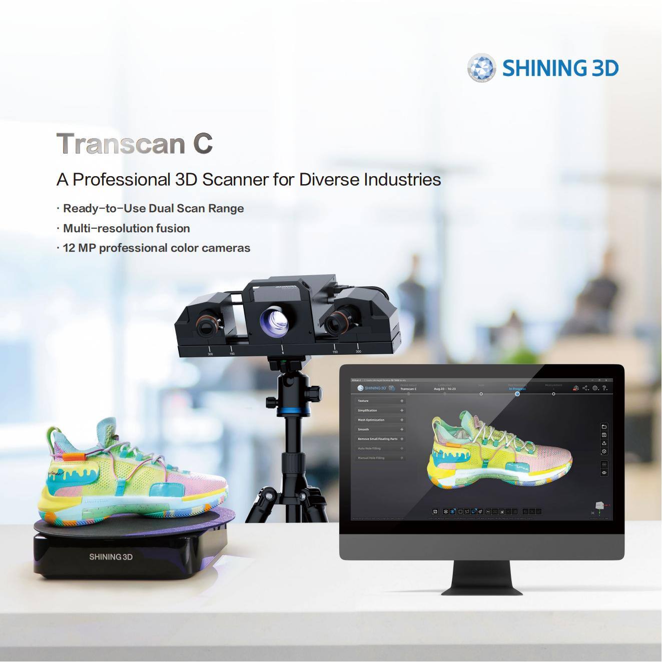 Download SHINING 3D Scanner Brochures, Solution White Papers