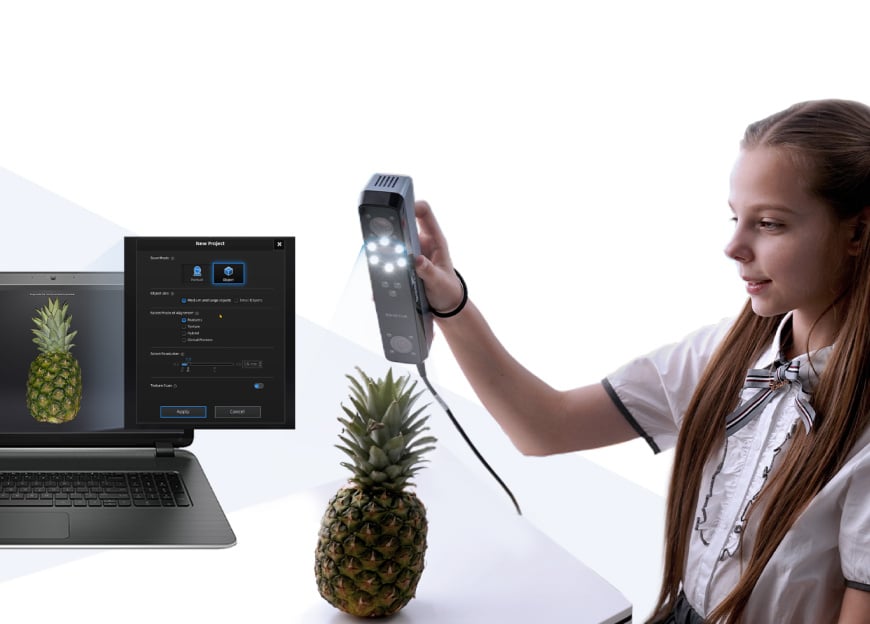 EINSTAR丨Handheld 3D Scanner丨Prosumer Portable 3D Scanner丨SHINING 3D