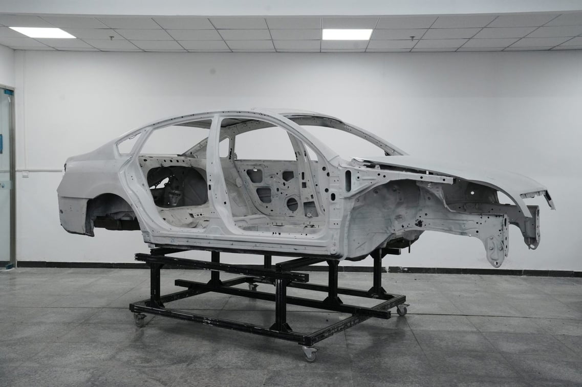 3D Scanning Automotive Body in White (BIW) with FreeScan Trak Pro2
